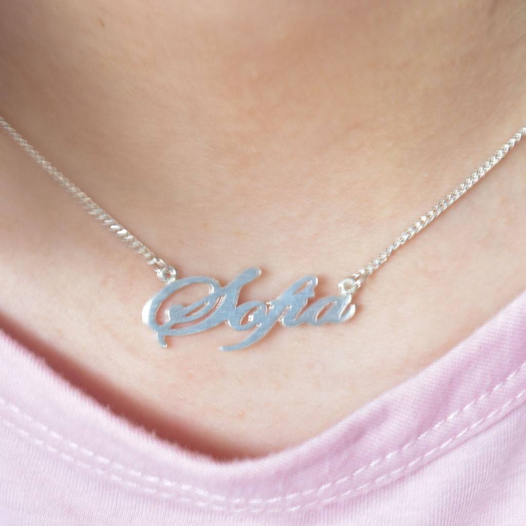Sera 925 Silver Handmade Name Necklace