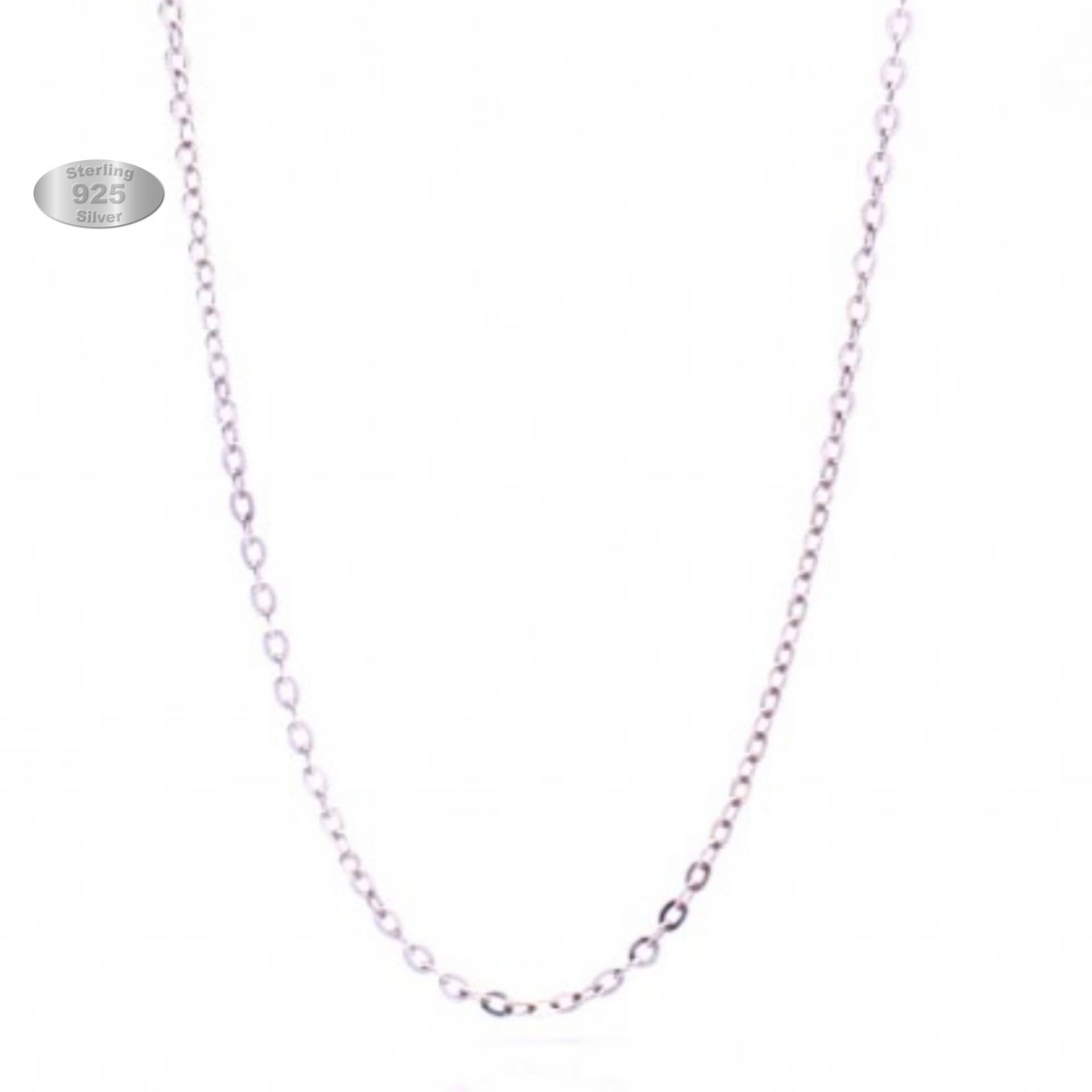 Sera 925 Sterling Silver Polo Chain Necklace