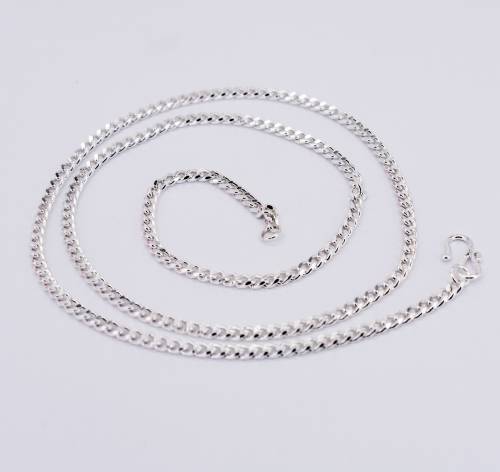 Sera Pure 999 Sterling Silver Curb Chain Necklace S-N1139s070