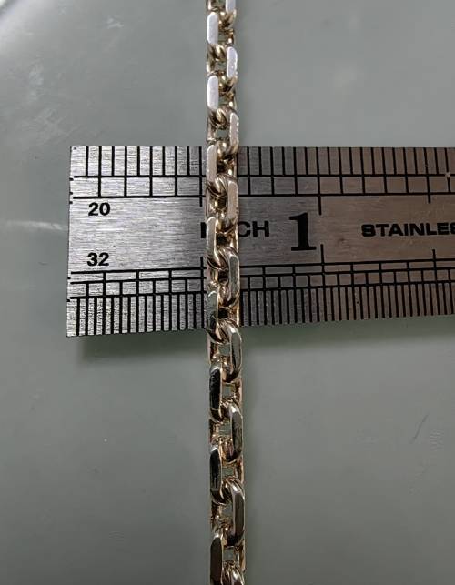 Sera Pure 999 Sterling Silver High Strength 4mm Anchor Chain Necklace ...